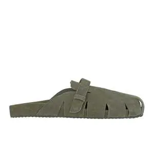 ANCIENT GREEK SANDALS Atlas Closed-Toe Slides Olive