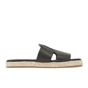 ANCIENT GREEK SANDALS Miltiadis Espadrille - Black