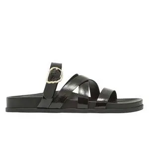 Women's Ancient Greek Black Sandals