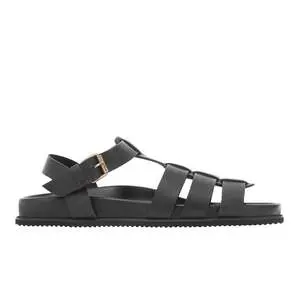 ANCIENT GREEK SANDALS Ektoras Footbed - Black