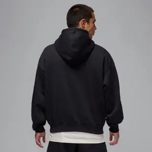 JORDAN Brooklyn Fleece Oversized Full-zip Hoodie - Black