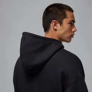 JORDAN Brooklyn Fleece Oversized Full-zip Hoodie - Black