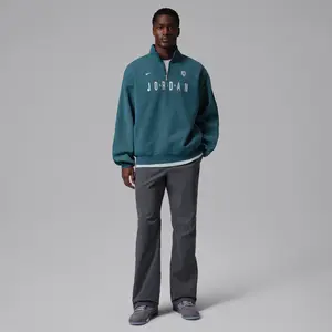 JORDAN Flight Graphic Fleece 1/4-zip - Blue