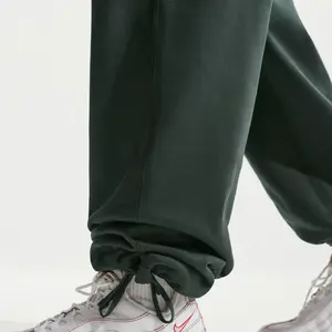 Nike Solo Swoosh Fleece Open-hem Pants - Green