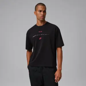 JORDAN Flight Script T-shirt - Black