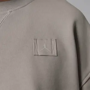 JORDAN Flight Fleece Mod-crop Crew-neck Sweatshirt - Grey
