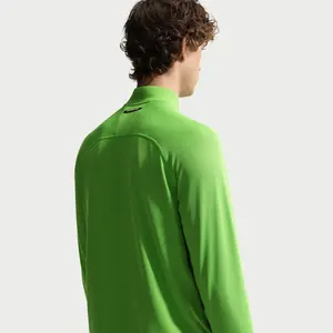 Nike Dri-fit Mid-layer 1/4-zip Trail Running Top - Green