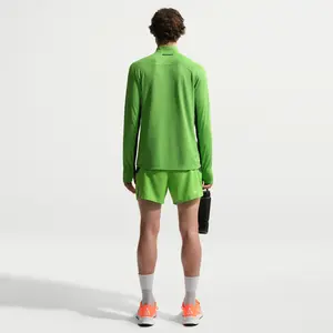 Nike Dri-fit Mid-layer 1/4-zip Trail Running Top - Green