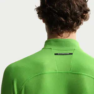Nike Dri-fit Mid-layer 1/4-zip Trail Running Top - Green