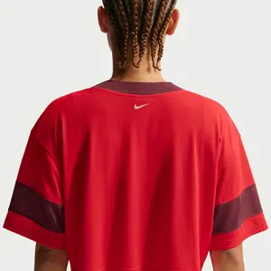 Nike Sportswear Oversized Cropped Jersey - Red