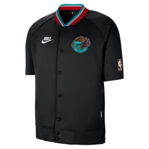 Nike Memphis Grizzlies Dri-fit Nba Short-sleeve Jacket - Black
