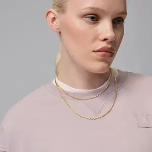 JORDAN Flight Fleece Mod-crop Crew-neck Sweatshirt - Pink
