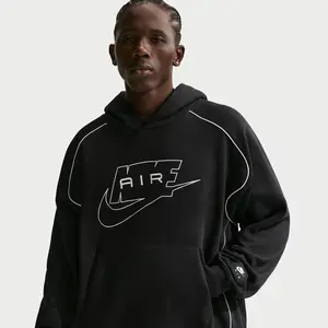 Nike Air Fleece Pullover Hoodie - Black