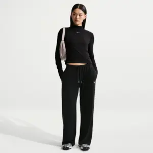 Nike Sportswear Chill Knit Lightweight Open-hem Pants - Black