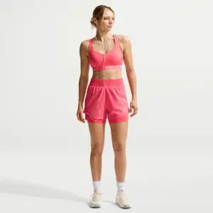 Nike One Dri-fit High-waisted 3" 2-in-1 Shorts - Pink
