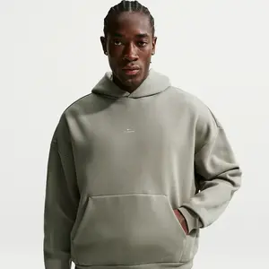 Nike Standard Issue Therma-fit Brushed Basketball Pullover Hoodie - Grey