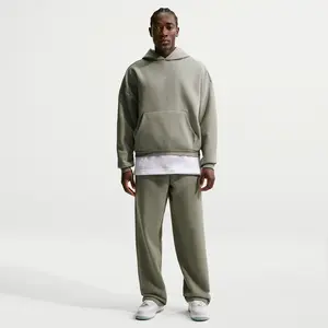 Nike Standard Issue Therma-fit Brushed Basketball Pullover Hoodie - Grey