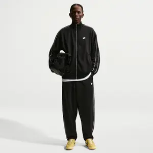 Nike Sportswear Club Oversized Knit Track Pants - Black