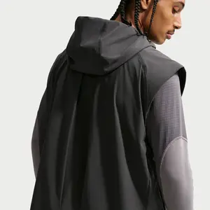 Nike Tech Dri-fit Woven Windrunner Vest - Grey
