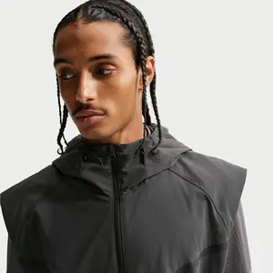 Nike Tech Dri-fit Woven Windrunner Vest - Grey