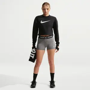 Nike Pro Dri-fit Crew-neck French Terry Top