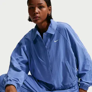 Nike Oversized Coaches Jacket - Blue