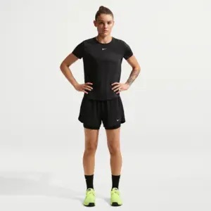 Nike Dri-fit High-waisted 3" 2-in-1 Shorts - Black