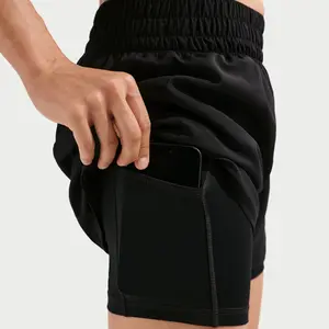 Nike Dri-fit 3" 2-in-1 Shorts - Black