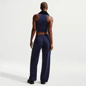 Nike Fitted Dri-fit Cropped Tank Top - Blue