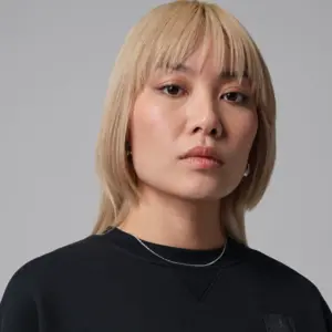 JORDAN Flight Fleece Mod-crop Crew-neck Sweatshirt