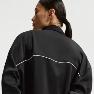 Nike Sportswear Oversized Satin Long-sleeve Top