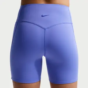 Nike Universa High-waisted 5" Biker Shorts With No Front Seam - Blue