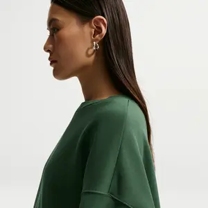 Nike Sportswear Phoenix Fleece Over-oversized Crew-neck Sweatshirt - Green