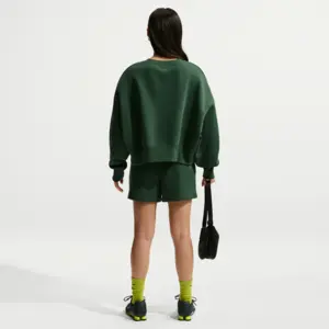 Nike Sportswear Phoenix Fleece Over-oversized Crew-neck Sweatshirt - Green