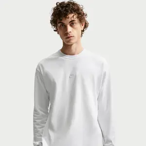 Nike Sportswear Premium Essentials Long-sleeve T-shirt - White