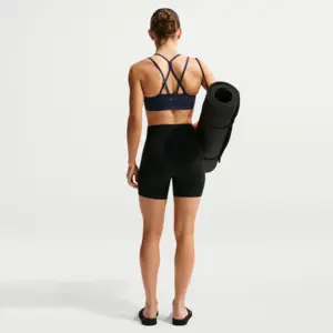 Nike Zenvy Strappy Light-support Padded Sports Bra - Blue