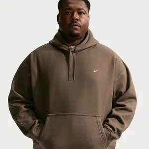Nike Solo Swoosh Pullover Hoodie - Brown