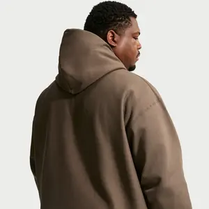 Nike Solo Swoosh Pullover Hoodie - Brown