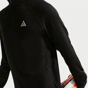 Nike Dri-fit 1/4-zip Trail Running Top - Black