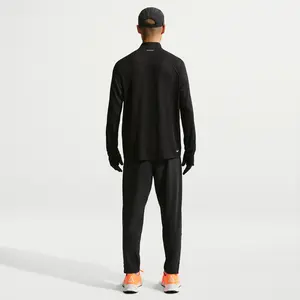 Nike Dri-fit 1/4-zip Trail Running Top - Black
