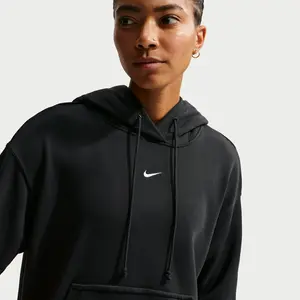 Nike Phoenix Fleece Oversized Pullover Basketball Hoodie - Black
