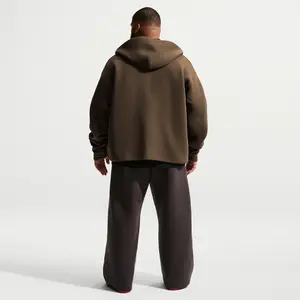 Nike Tech Fleece Full-zip Hoodie - Brown
