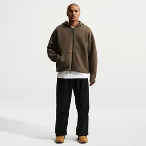 Nike Tech Fleece Full-zip Hoodie - Brown