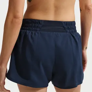Nike Dri-fit Mid-rise 3" Brief-lined Shorts - Blue