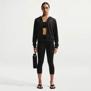 Nike One High-waisted Crop Leggings - Black