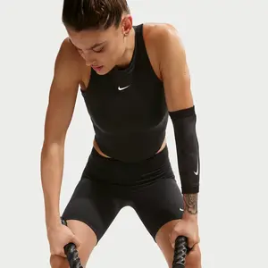 Nike Dri-fit Cropped Tank Top - Black