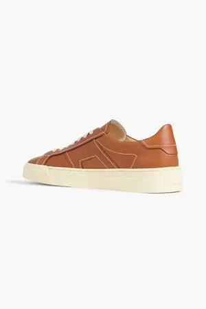 Santoni Leather Sneakers - Light Brown