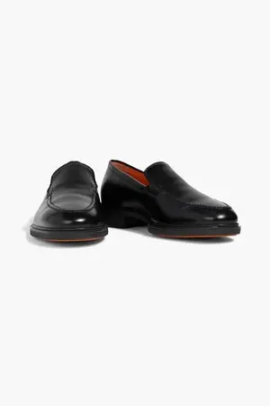 Santoni Leather Loafers