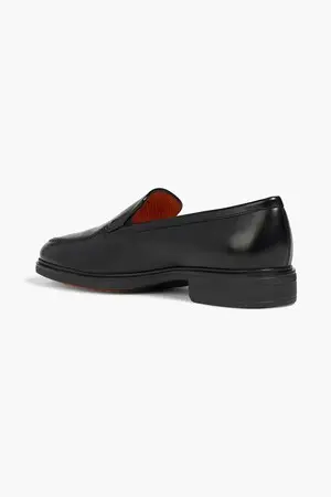 Santoni Leather Loafers