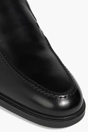 Santoni Leather Loafers